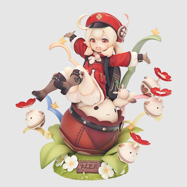 Klee Figure, Spark Knight Ver., 1/7 Scale Pre-Painted Statue, Genshin ...